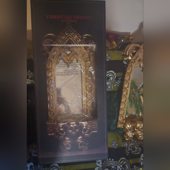Christian Siriano | Wall Decor | Rare Christian Siriano Gold Gothic ...